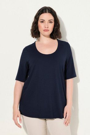 Ulla Popken T-Shirt Shirt 1/2 Arm Doublelayer