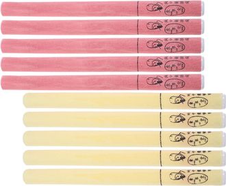 BESPORTBLE 10 Stück Moxa Stäbchen für Bauch und Ganzkörper Moxibustion Sanfte Rötung Rote und Gelbe Moxa Rollen Moxibustionszubehör für Entspannung und Durchblut