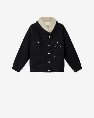 Isabel Marant Veste Pimia - Femme - Noir D&eacute;lav&eacute; - Taille34 - Isabel Marant