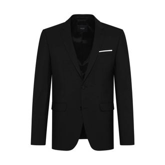 Digel Homme, Vestes, Noir, Taille: S Veste à 2 Boutons Nick