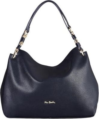 Pierre Cardin Sac Femme en Cuir Véritable - Grand, Fabriqué en Italie, à Bandoulière, Multifonction, Élégant pour Magasiner