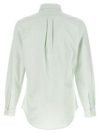 Polo Ralph Lauren Striped Oxford Cotton Shirt - Light green