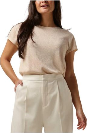 Minus Carlina Strick-T-Shirt - - Knitwear - Damen - Beige - L