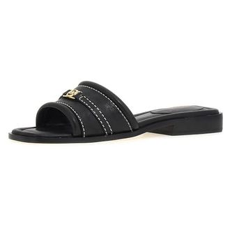 Michael Kors Femme Mandy Slide Sandal, Noir, 38 EU