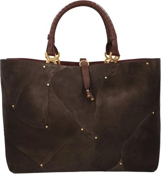 Chlo&eacute; Shopper & Totes - Marcie Large Leather Tote Bag Brown - Gr. unisize - in Braun - f&uuml;r Damen