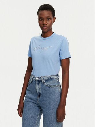 HUGO BOSS T-Shirt Damacia 50535491 Hellblau Regular Fit