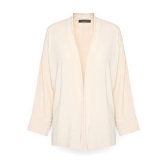 Elena Miro Viskosemischungs-Cardigan - - Knitwear - Damen - Beige - S/M