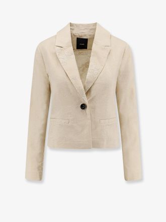 Pinko Idony embroidered linen blazer - PINKO - gender_Woman