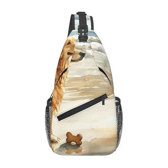 Generic Sac &agrave; bandouli&egrave;re pour chien de plage - Sac &agrave; dos de voyage pour homme - Sac &agrave; dos de randonn&eacute;e