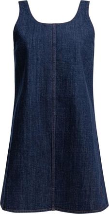 Ami Femme, Robes, Bleu, Taille: 36 FR Robe Courte &agrave; Bretelles