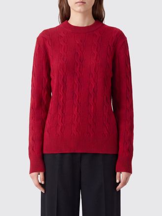 Ami Pullover mit Rundhalsausschnitt aus reiner Merinowolle mit Rippb&uuml;ndchen