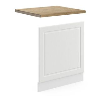 Vicco Frontblende R-Line, Weiß Landhaus, 60 cm, ap Eiche