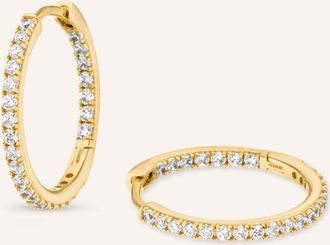 VEYNOU Veynou Creolen Cleo Small Aus 14 Karat Gelbgold Mit Diamanten gold