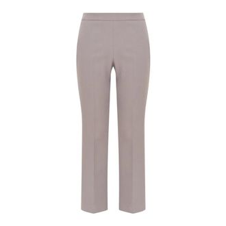 Maliparmi Eleganter Matt-Stoff-Hose - - Trousers - Damen - Grau - L
