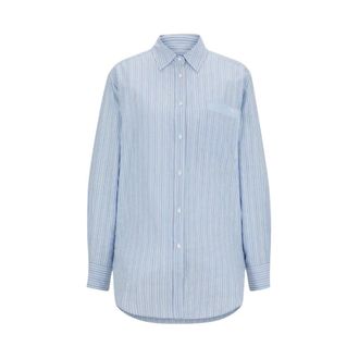 HUGO BOSS Femme, Blouses et Chemises, Bleu, Taille: 36 FR Chemise &Eacute;l&eacute;gante pour Homme