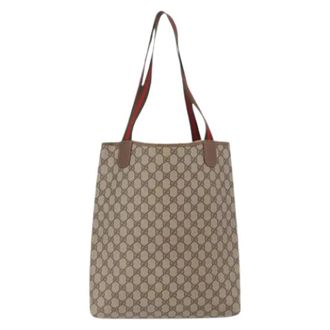 Gucci Sac cabas vintage pr&eacute;-poss&eacute;d&eacute; - Femme - Pre-owned - Beige - Taille: ONE Size