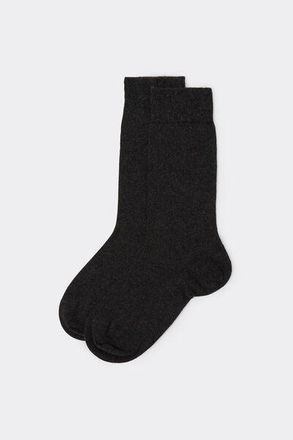 Calzedonia Kurze Herrensocken Mit Kaschmir Grau