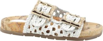 Alviero Martini 1A Classe Femme, Chaussures, Blanc, Taille: 36 EU Tongs
