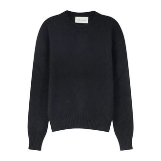 Ami Round-Neck Strickwaren - - Knitwear - Herren - Schwarzk - L