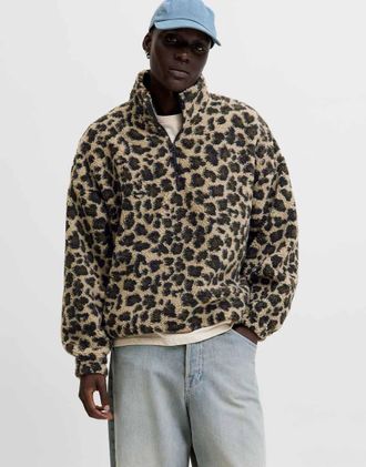 Jack & Jones Sweat en polaire - Asphalte-Gris