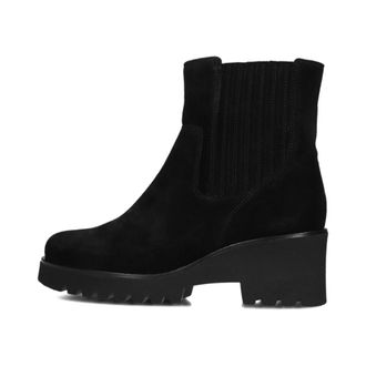 Gabor Schwarze Chelsea Boots aus Wildleder 621.2 - - Shoes - Damen - Schwarzk - 40 EU