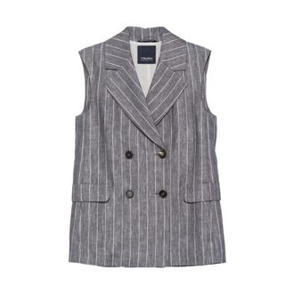 Max Mara Smmballo Weste - - Jackets - Damen - Blau - XS