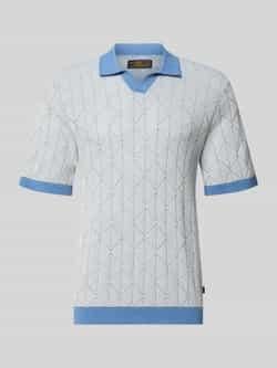 Premium by Jack & Jones Slim Fit Poloshirt in Strick-Optik Modell Blake