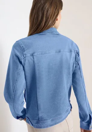 Cecil Jeansjacke mit Brusttaschen und Kn&ouml;pfen