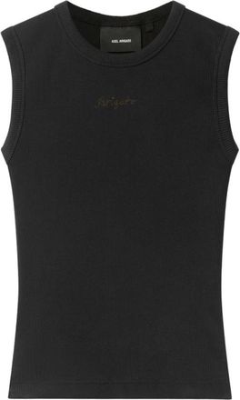 Axel Arigato Femme, Tops, Noir, Taille: 36 FR Scoop Ribbed Tank