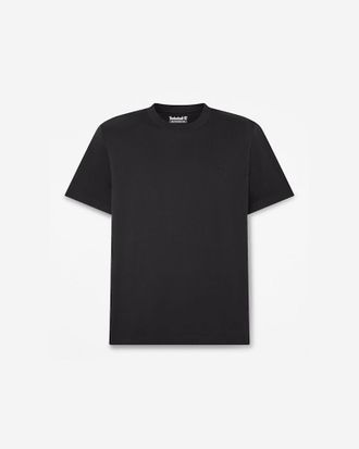 Timberland Oyster River Kurzarm-T-Shirt mit regul&auml;rer Passform f&uuml;r Herren in Schwarz, Herren, Schwarz, Gr&ouml;&szlig;e