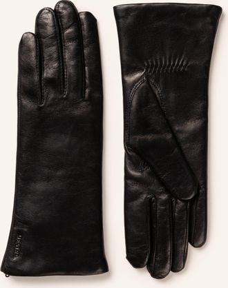 Hestra Lederhandschuhe Elisabeth schwarz