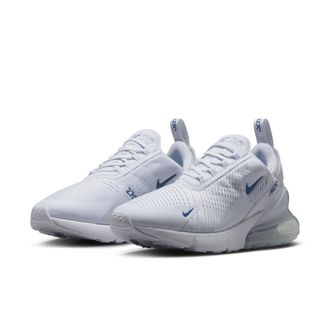 Nike Sneaker NIKE SPORTSWEAR Nike Air Max 270, Damen, Gr. 36,5, football grau, mystic navy, football grau, Synthetik, Textil, Schuhe Sneaker, Topseller