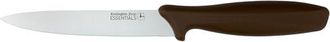 Rockingham Forge Essentials Universalmesser mit braunem Griff, 12,5 cm, f&uuml;r Gem&uuml;se - Farbige Messer f&uuml;r Lebensmittelhygiene, Allergen - Farbcodierte K&uuml;chenmesser aus E