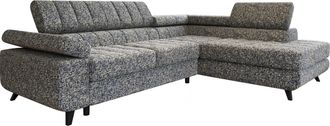 Mirjan24 Ecksofa Kaspro Premium, Eckcouch mit Schlaffunktion und Bettkasten, Polstersofa, L-Form Sofa, Couch, Wohnlandschaft, Polstergarnitur, Bettsofa, Polste