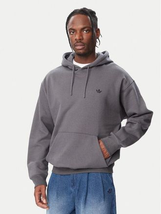 adidas Sweatshirt Trefoil Essentials LL1059 Dunkelgrau Loose Fit