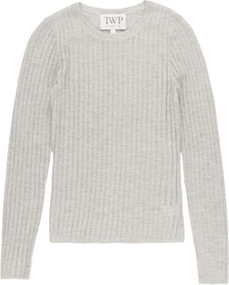 TWP débardeur côtelé à encolure ras du cou - Gris