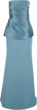 Solace London Femme, Robes, Bleu, Taille: 34 FR Alia Maxi Dress