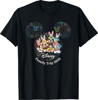 Disney Mickey & Friends Easter Family Trip 2026 Fireworks T-Shirt