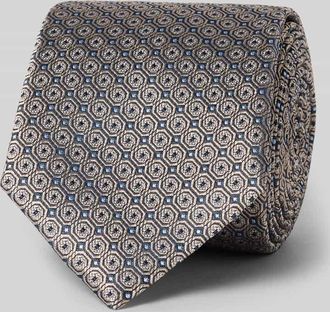 Willen Krawattenfabrik Krawatte aus reiner Seide mit Label-Detail