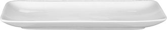 SELTMANN WEIDEN Seltmann 001.216267 Rondo/Liane Porzellan Butterplatte, Eckig, Weiß, 20.5cm x 12.5cm