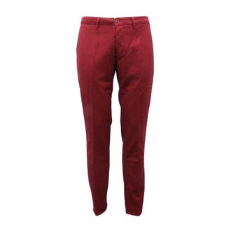 Cruna Baumwollhose New Town Marsala - - Trousers - Herren - Rot - XL