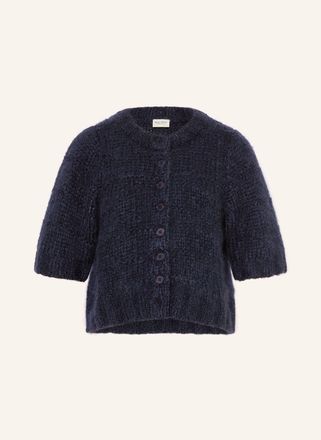 Part Two Strickjacke Vernonapw Mit 3/4-Arm Aus Mohair blau