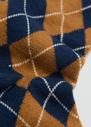 Mango Rautensocken marineblau - Damen - Einheitsgröße - MANGO
