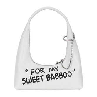 Marge Sherwood Femme, Sacs, Blanc, Taille: ONE Size X Peanuts Hobo Sac &Eacute;paule en Cuir Craquel&eacute;