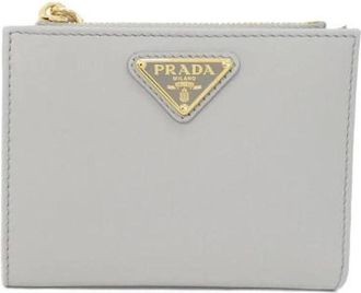 Prada Pre-owned Cuir petite-maroquinerie - Femme - Pre-owned - Gris - Taille: ONE Size