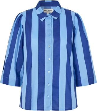 Lollys Laundry Femme, Blouses et Chemises, Bleu, Taille: 40 FR Chemises