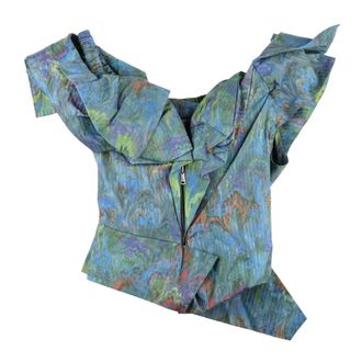 Vivienne Westwood Femme, Tops, Multicolore, Taille: 38 FR Haut sans manches avec fermeture éclair avant