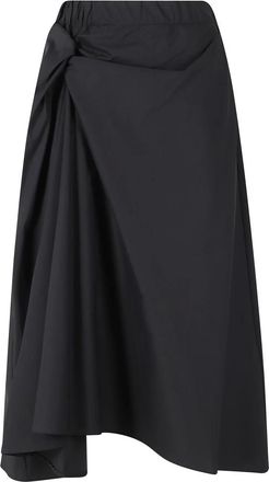 Meimeij Femme, Jupes, Noir, Taille: 36 FR Midi Skirt