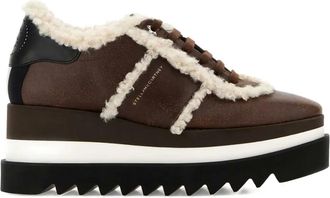 Stella McCartney Sneak-Elyse platform sneakers - Braun
