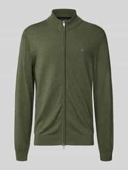 Christian Berg Strickjacke mit Rei&szlig;verschluss